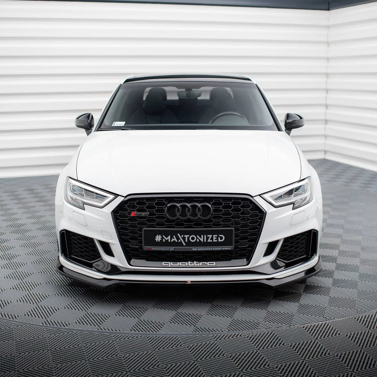 Maxton Design Splitter (V5) | Audi RS3 8V (Sedan) – grapershop